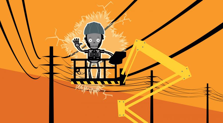 Danger High Voltage! The risks of working at height near power lines ...
